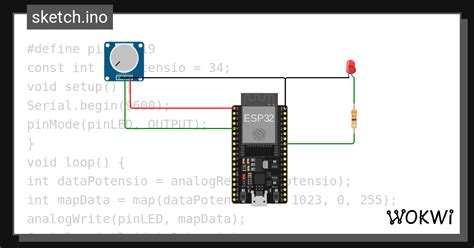 Teguh Saputro C 431 22 0109 Modul2 Wokwi ESP32 STM32 Arduino Simulator
