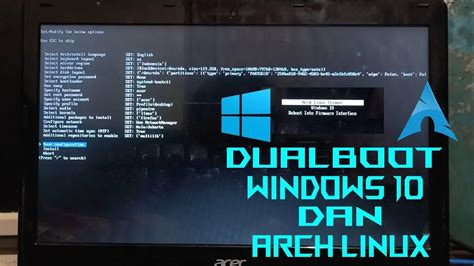 Cara Dualboot Windows Dan Arch Linux Tech Discussion