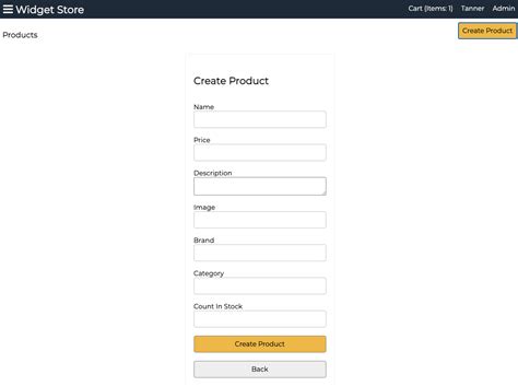 GitHub Xearta React Ecommerce Frontend The React Widget Store Is An