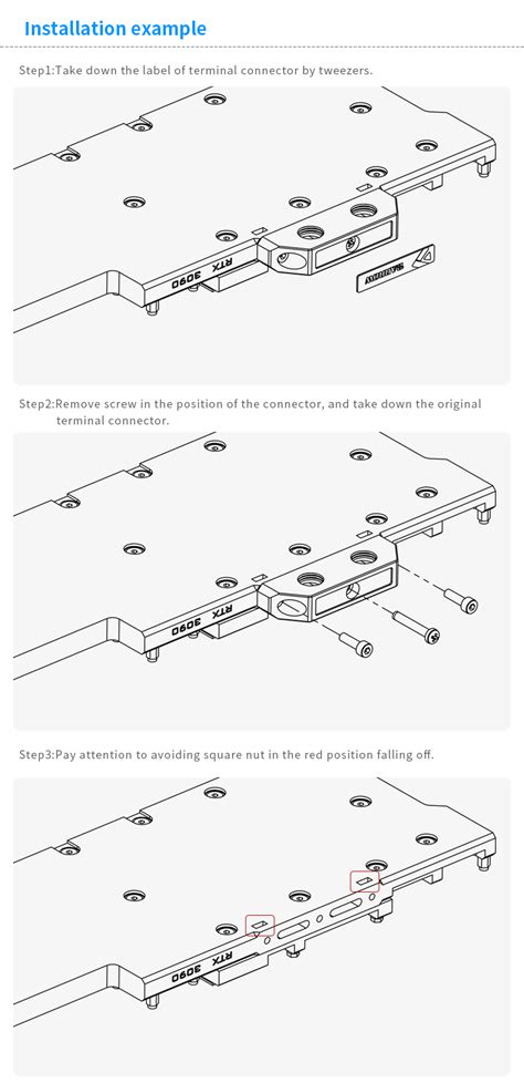 Barrowch Digital Display 90°turning Terminal Connector For Gpu Water Cooling Fbqts90 01 巴罗散热