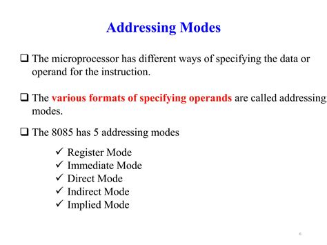 8085 Instruction Set And Programming Ppt