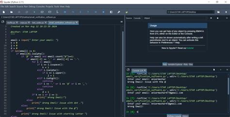 Python Programming Software Emailverification Pythonproject Ansar Mazhar