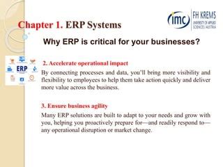 Computer Softwere Aplications ERP Systems ERP Pptx