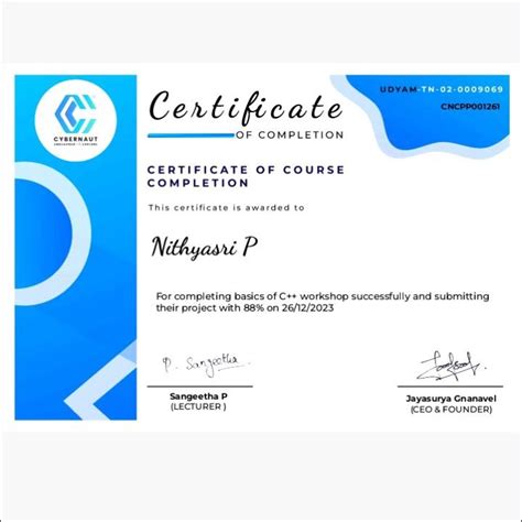 Nithyasri P On Linkedin Cybernaut