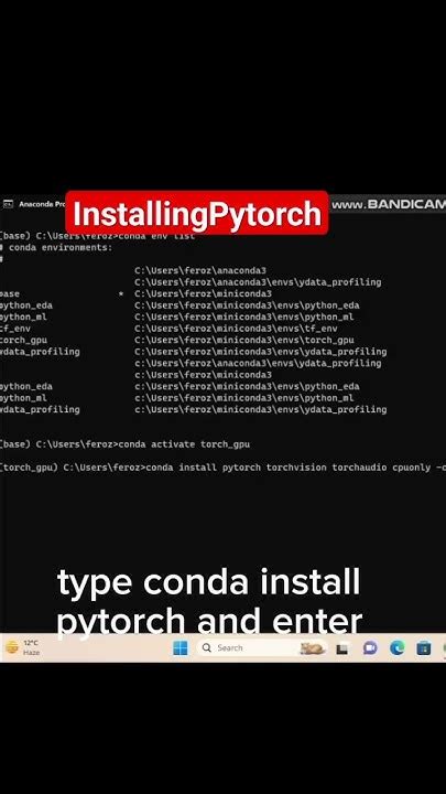 Installing Pytorch Codingeducation Motivation Codinglife Beingcoder Ytshorts Youtube