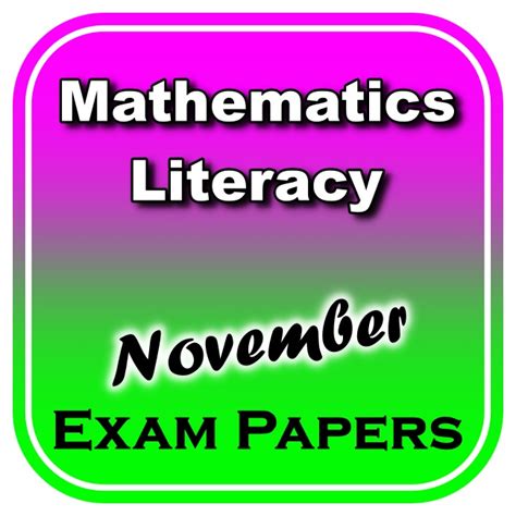 Grade 11 Math Literacy November Paper 2024