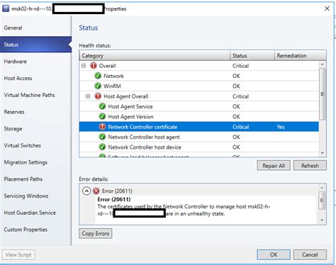 Tech Diving После повторного добавления хоста в Vmm узел не