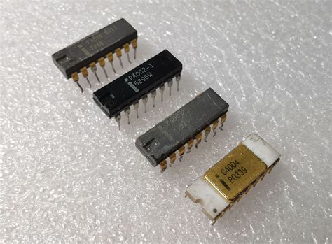 Intel 4004 Processor 在线cpu博物馆 微处理器博物馆 Honuxs Cpu Museum