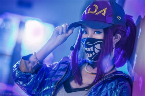 英雄联盟kda阿卡丽cosplay 次元岛