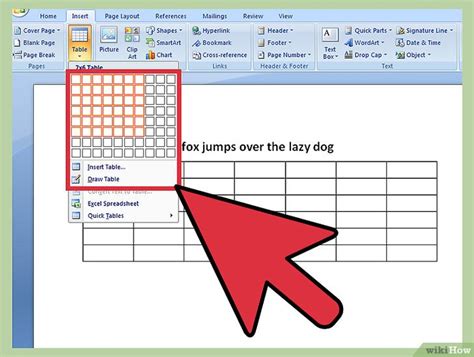 Cómo Insertar Una Tabla En Un Documento De Microsoft Word