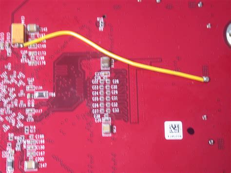 Tsw1400evm Tsw1400 Problem Fixed With Jumper Wire To Eliminate Voltage