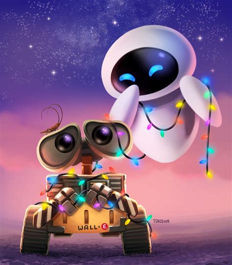 Wall E And Eve By Tsaoshin On Deviantart