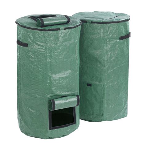 Dakota Fields Maximex Foldable Compost Bin Set Of 2 Green Capacity