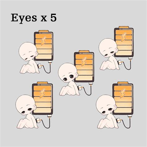 Digital Chibi Bases Chibi Poses Chibi Figure Chibi Template Adopt Base Pose Anime Charging