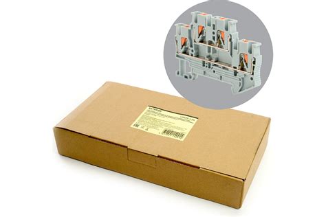 Пружинный 4-проводной проходной зажим STEKKER ЗНИ - 2,5 ,jxb pt 2,5 ...