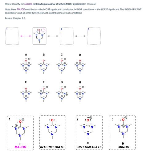 [solved] Please Identify The Major Contributing Resonance Structure
