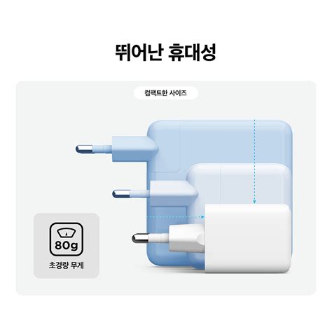 35w Pd Pps Usb C타입 고속 충전 듀얼 어댑터 감도 깊은 취향 셀렉트샵 29cm
