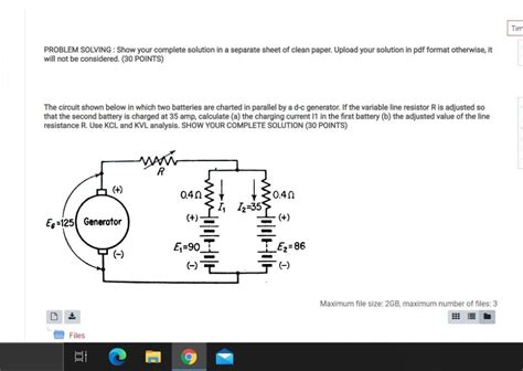 Solved Tim PROBLEM SOLVING Show Your Complete Solution In Chegg Com