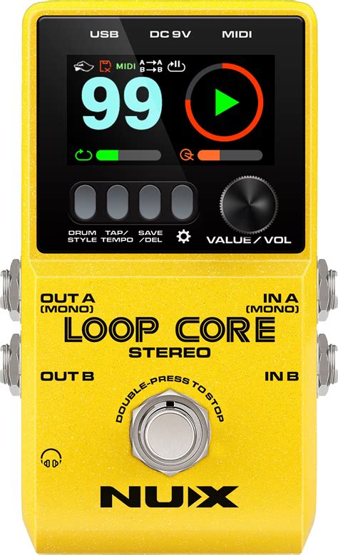 Nux Loop Core Stereo Looper Pedal Zzounds