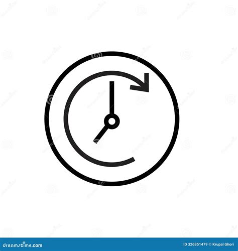 Counterclockwise Rotating Arrow Creating A Black Spiral Shape