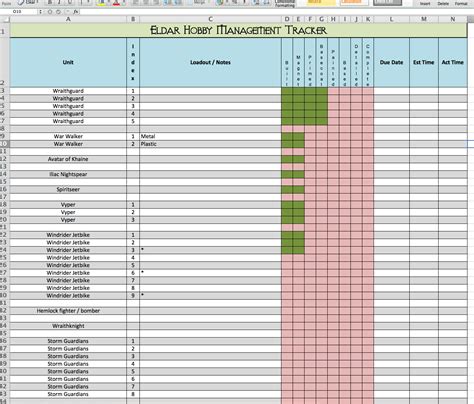 Tracking Spreadsheet Template Excel Db Excel Com