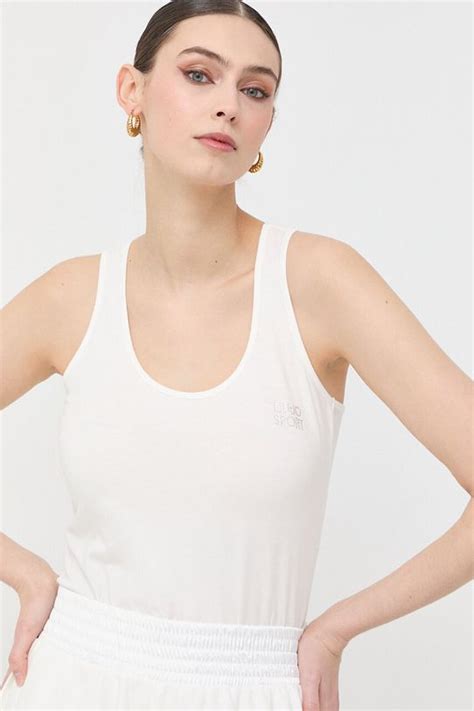 Топ Liu Jo жіночий колір білий Answear Ua