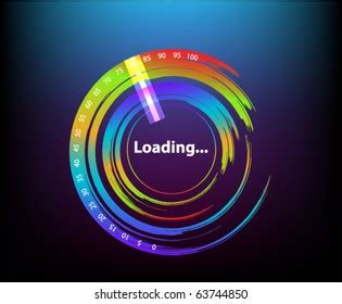 Progress Indicator Vector Stock Vector Royalty Free 63744850 Shutterstock