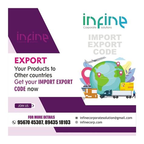 Import Export Code In Thrissur Id 27356441097