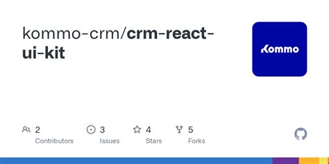 Github Kommo Crmcrm React Ui Kit