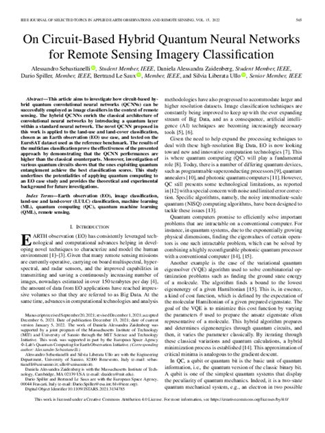 Pdf On Circuit Based Hybrid Quantum Neural Networks For Remote