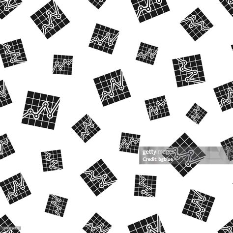 Graph Seamless Pattern Icons On White Background High Res Vector Graphic Getty Images