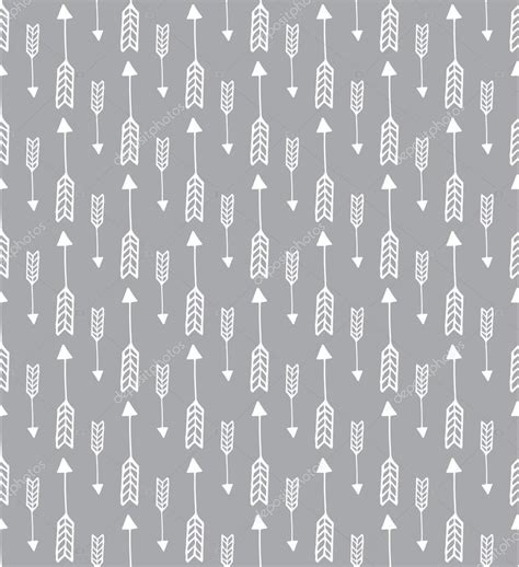 Seamless Arrow Pattern Background Stock Vector Hellena