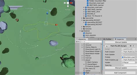 Bezier Path Creator Objects Dont Follow A Path How To Make Them Fill The Path Runity3d
