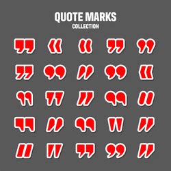 White Quotation Marks Vector Images Over 2 000