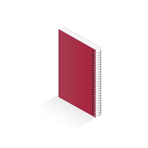 Premium Vector Blank And Closed Mockup Of Book Notebook Notepad