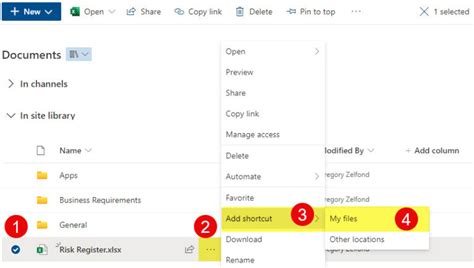 Add Shortcut To Onedrive Vs Add Shortcut To My Files Sharepoint Maven