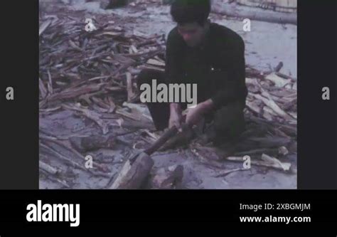 1966 South Vietnamese Cadres Help Build Homes And Other Local Tasks