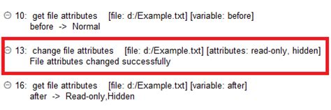 Change File Attributes