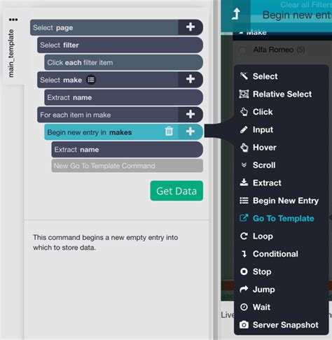 Looping Through Pages That Use Ajax Clicks Parsehub Help Center