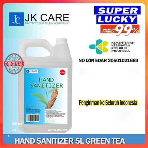 Jual Jkcare Hand Sanitizer Aroma Lemon 5 Liter Cair Aseptic