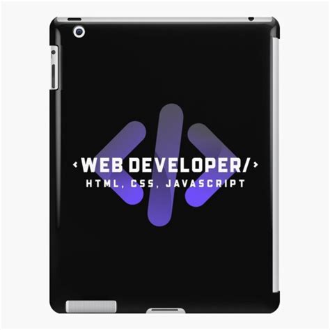 Web Developer Typography Html Css Javascript Very Light Blue Ipad