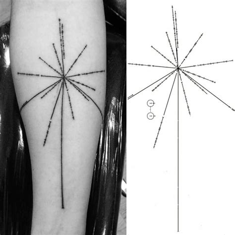 Sagan Pulsar Map Tattoos 56 Pulsar Map Tattoo Ideas In 2025