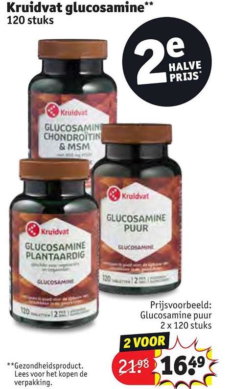 Kruidvat Glucosamine Aanbieding Bij Kruidvat