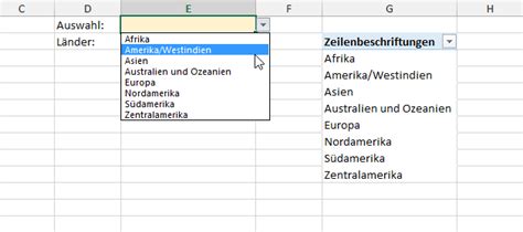 Dropdown Liste Spezial Der Tabellenexperte