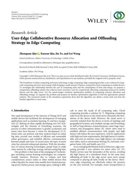 pdf user edge collaborative resource allocation and offloading