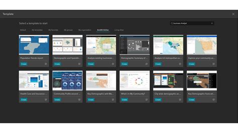Find And Use Business Analyst Web Experience Templates