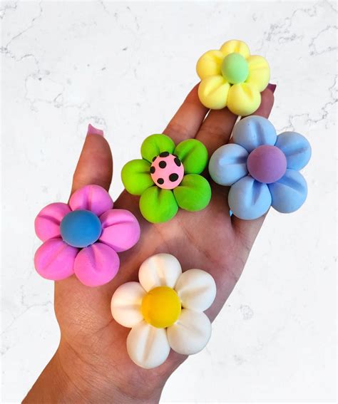 Air Dry Clay Flowers Diy How To Make Flower Frogs Using Air Dry Clay