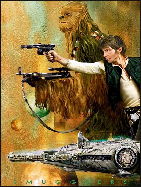 Han Solo And Chewbacca Star Wars Star Wars Art Star Wars Fan Art