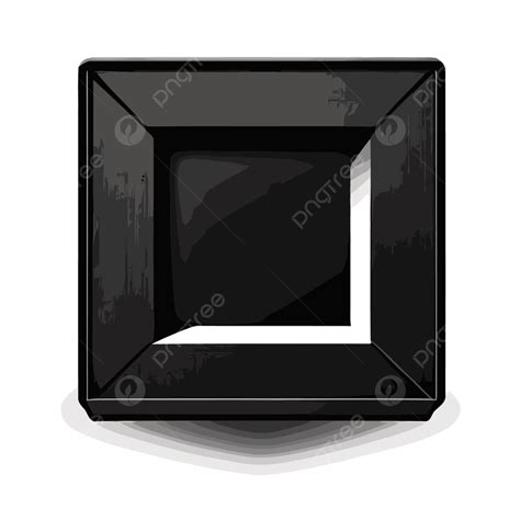 Black Square Square Frame For Modern Interior Elements Vector A