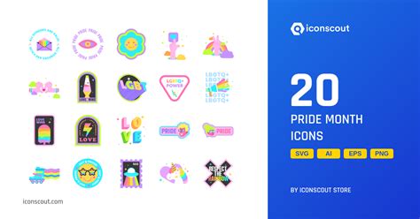 Pride Month Sticker Icon Pack 20 Free Download Festival And Days
